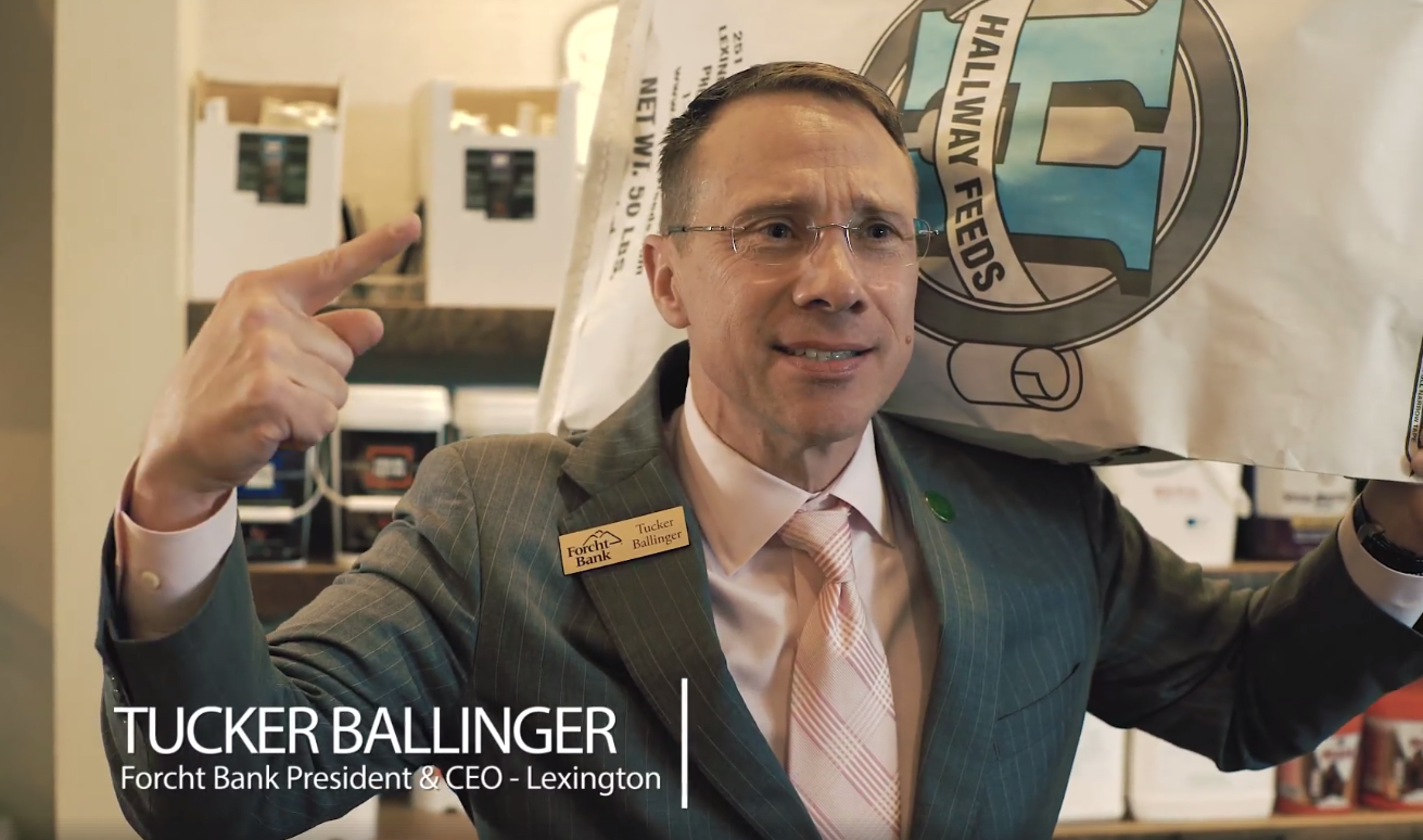 New Forcht Bank TV commercial featuring Bank President Tucker Ballinger ...